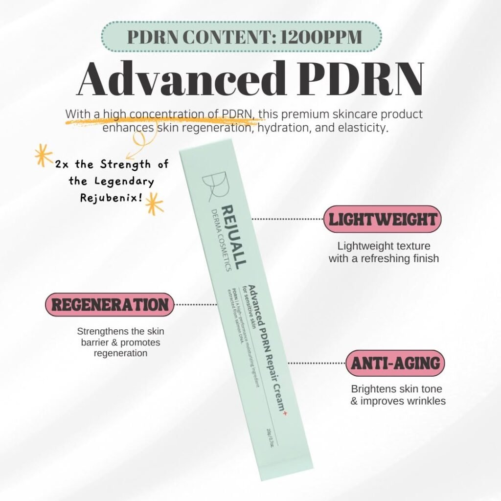 REJUALL Advanced PDRN Relief Cream 20g Korean Pharmacy - Korean Home