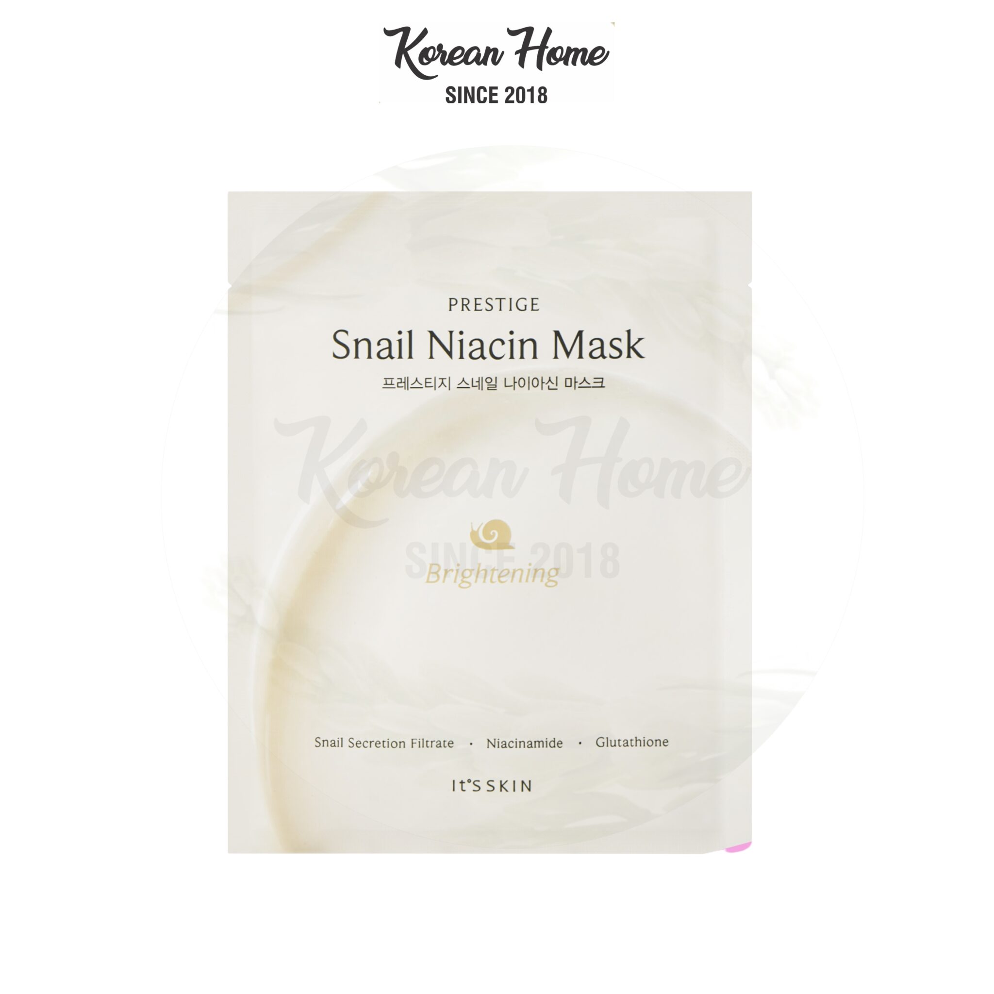 its Skin Prestige Snail Niacin Mask Sheet - Korean Home